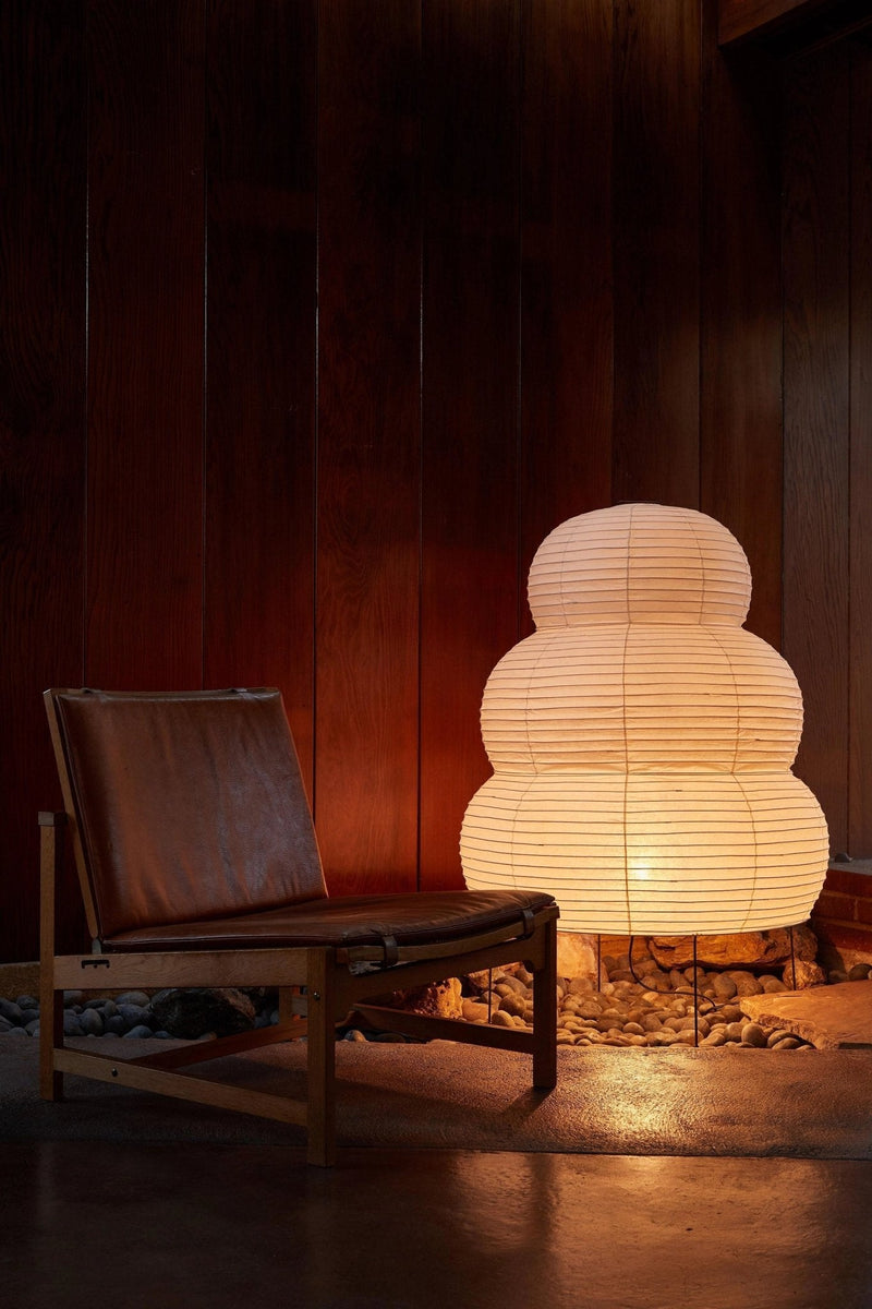 Akari Paper Table Lamp, Japanese Wabi-Sabi style, suitable for living ...