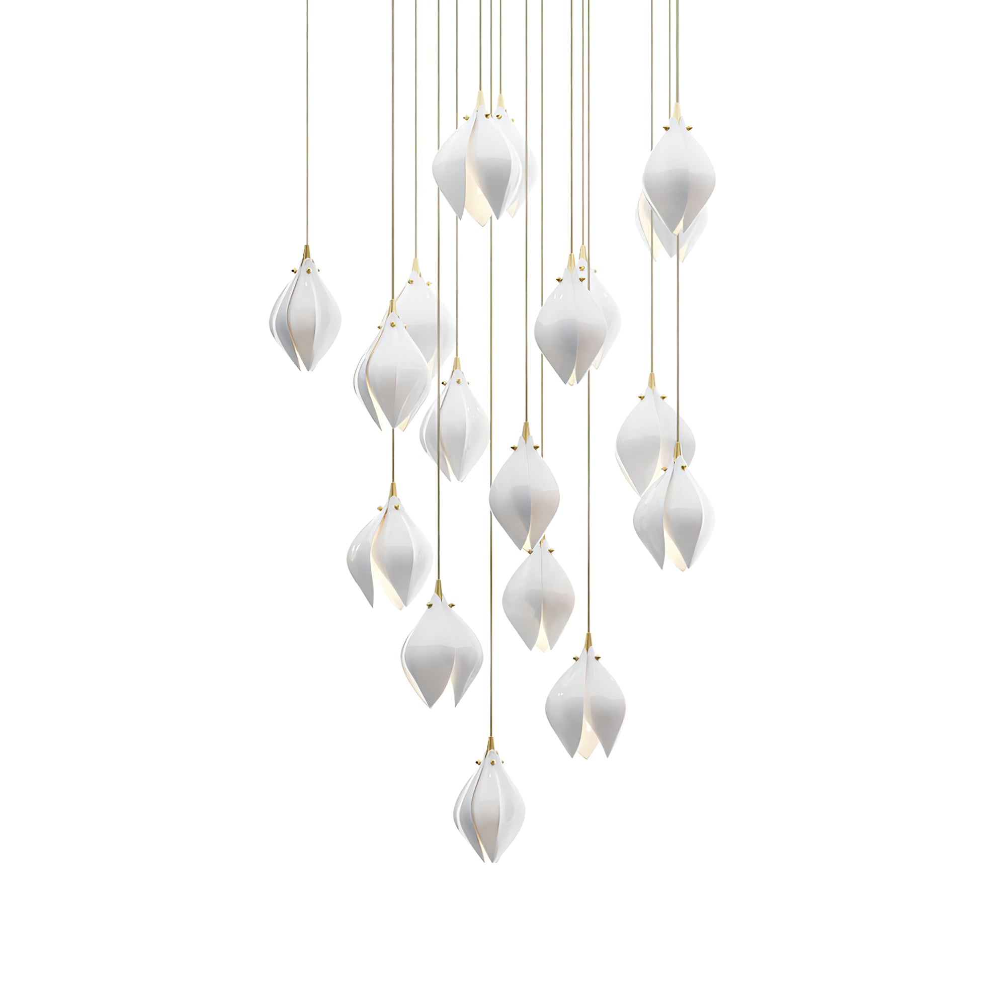 Factory Wholesale - Ceramic Flora Pendant Light, modern light luxury A ...
