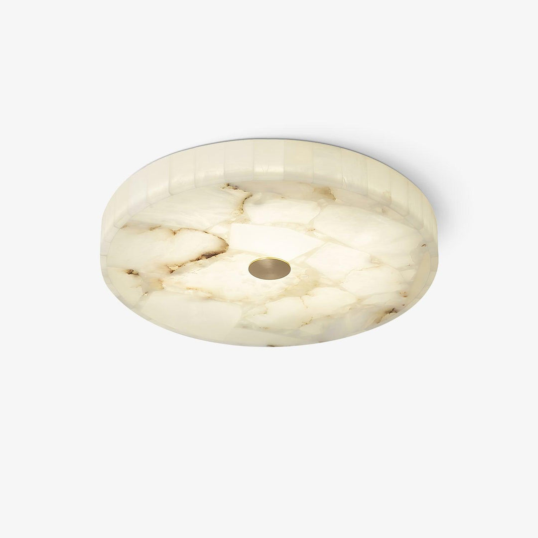 Round Alabaster Ceiling Lamp – Vakker Limited