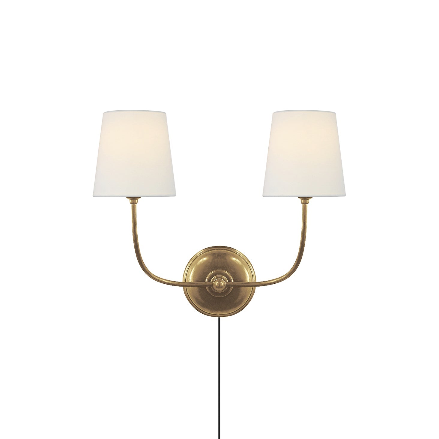 Vendome Plug-in Sconce, American vintage style, suitable for bedroom a ...