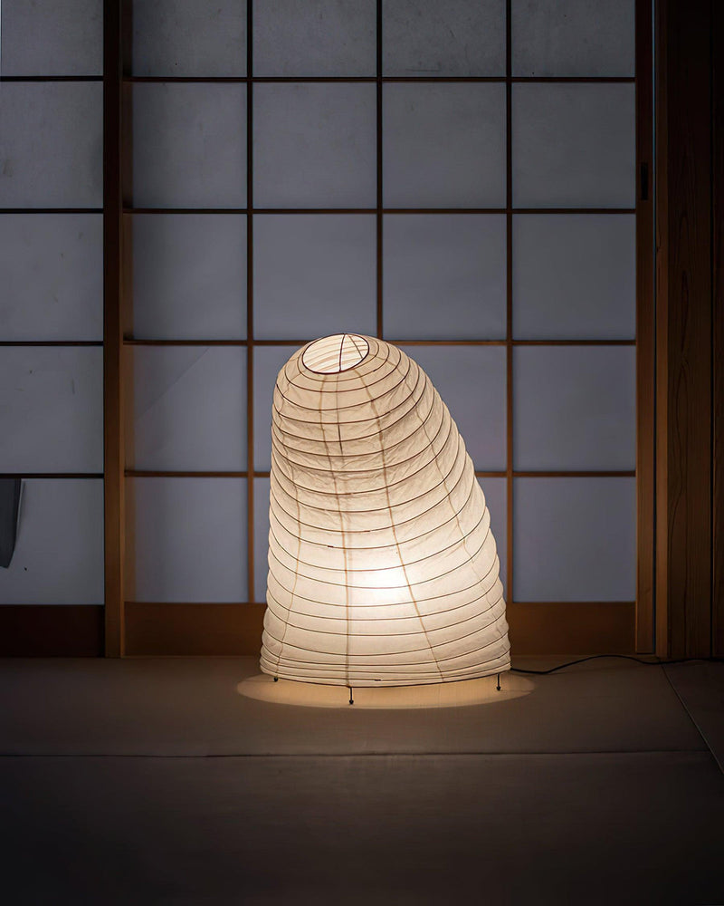 Akari Paper Table Lamp, Japanese Wabi-Sabi style, suitable for living ...